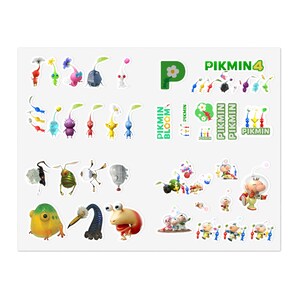 Pikmin 4 Sticker Sheet - Etsy