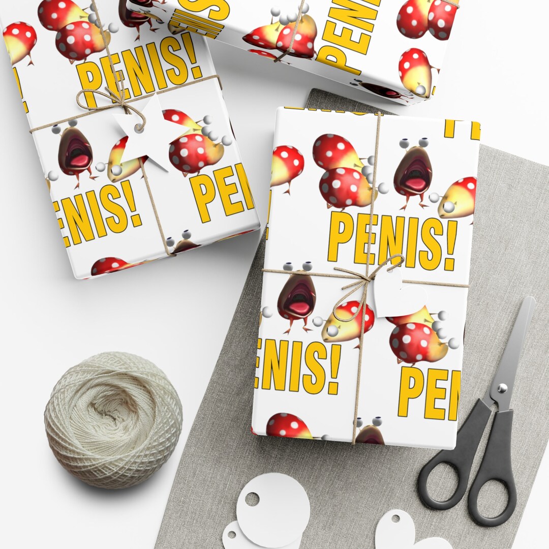 Pikmin PENIS Gift Wrap - Etsy