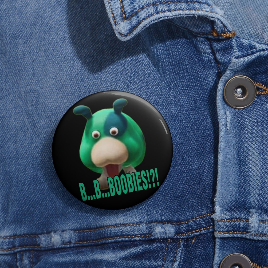 Pikmin Moss Pin Buttons (black) - Etsy