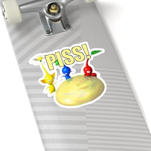 Pikmin PISS Sticker - Etsy