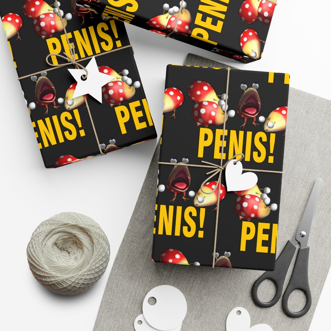 Pikmin PENIS Gift Wrap - Etsy