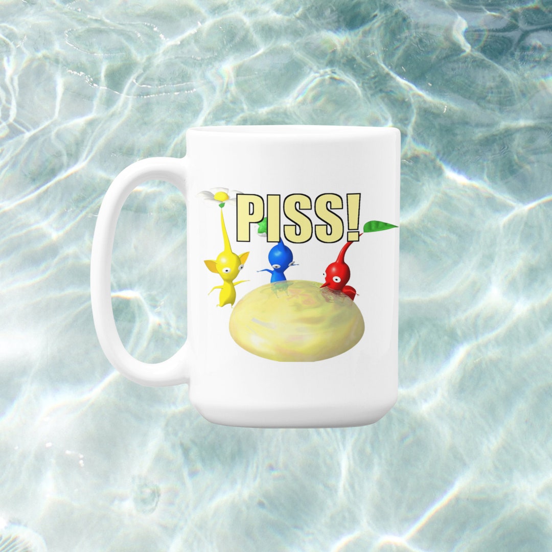 Pikmin PISS Mug 15oz - Etsy