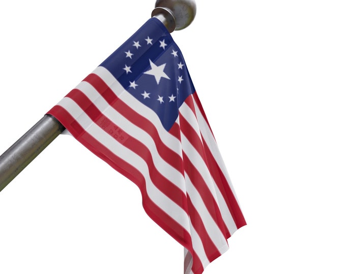 Brotherhood of Steel. Fallout Flag Postapocaliptic Style Handpainted to ...