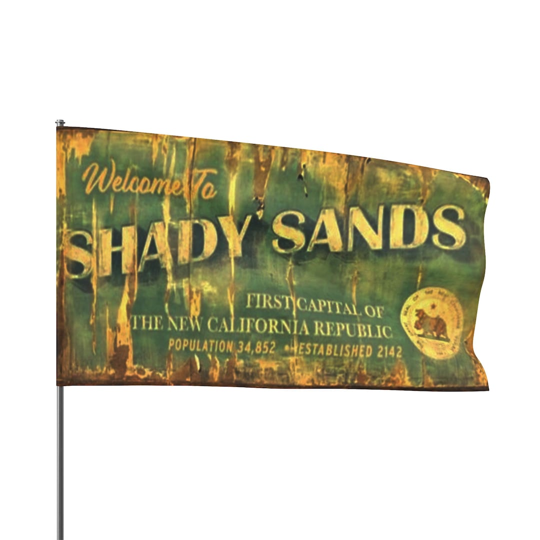 Fallout Shady Sands Flag - Etsy