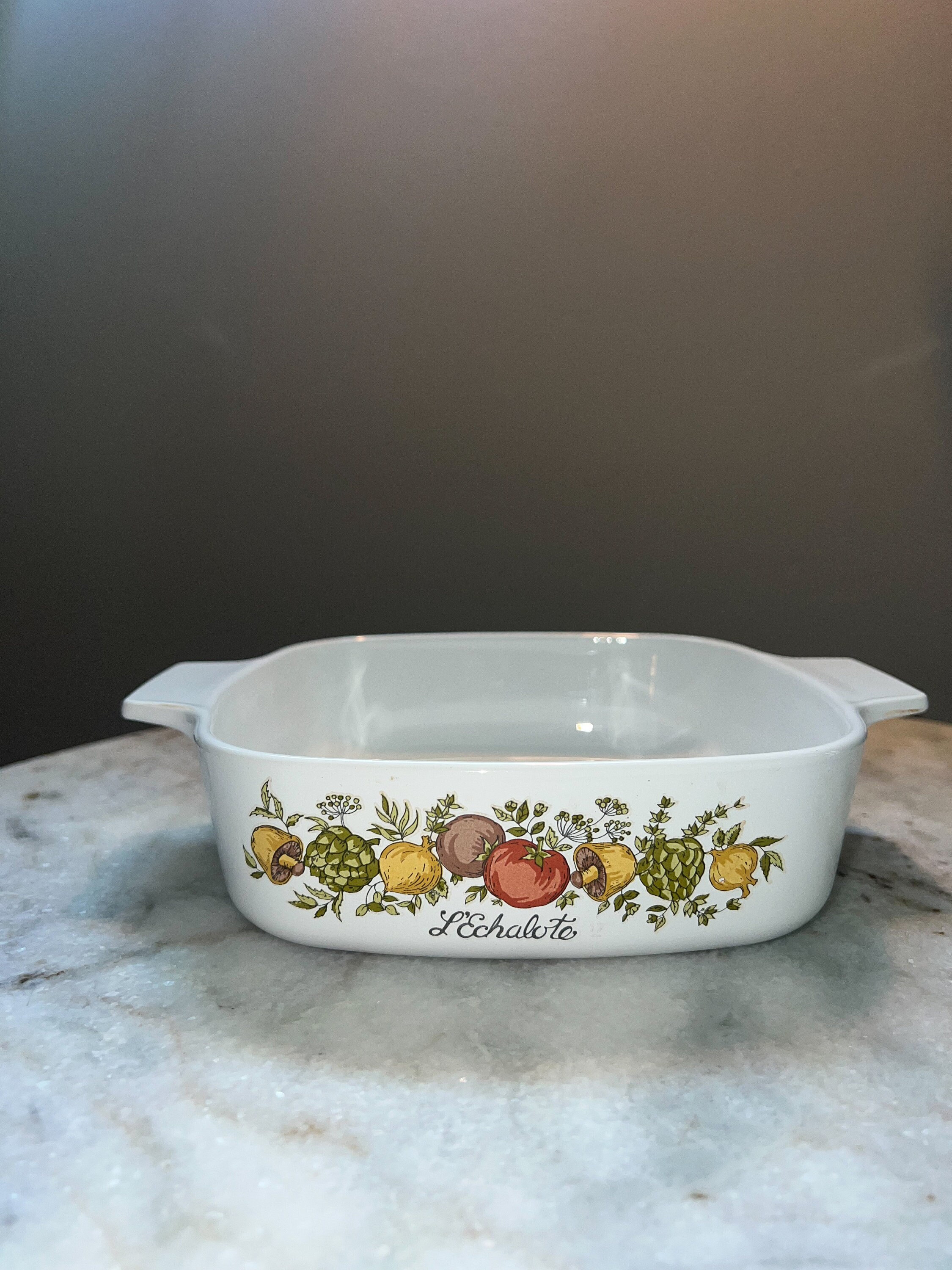 Vintage Spice of Life A-1-B 1 Quart L'echalote Corning Ware Casserole ...