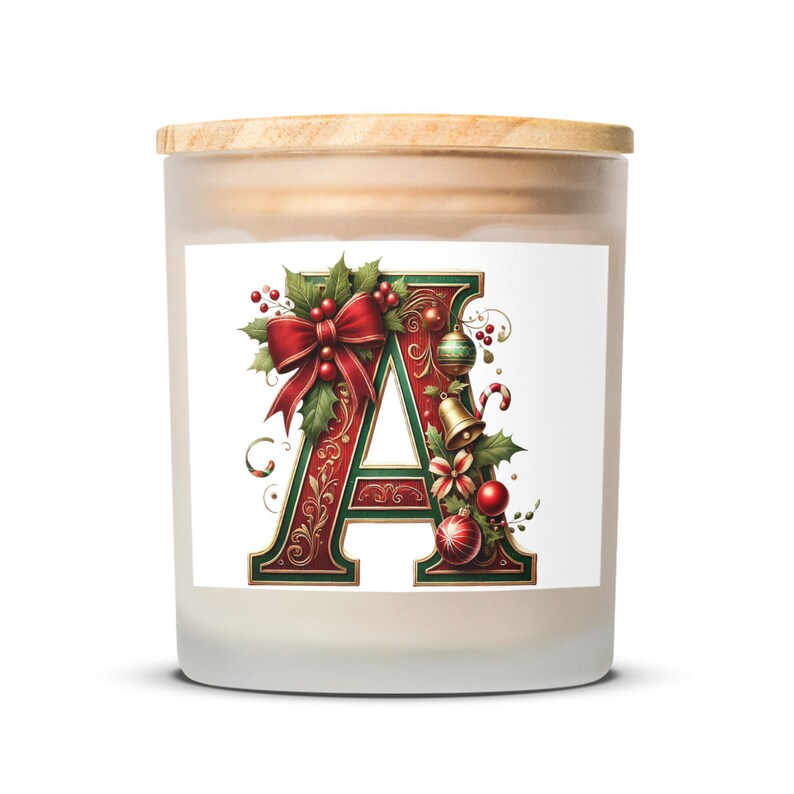 VINTAGE CHRISTMAS Letters, Alphabet & Numbers Digital Paper Scrapbook ...