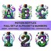 POTION BOTTLES Halloween Font Full Set of Alphabet & Numbers,clipart ...