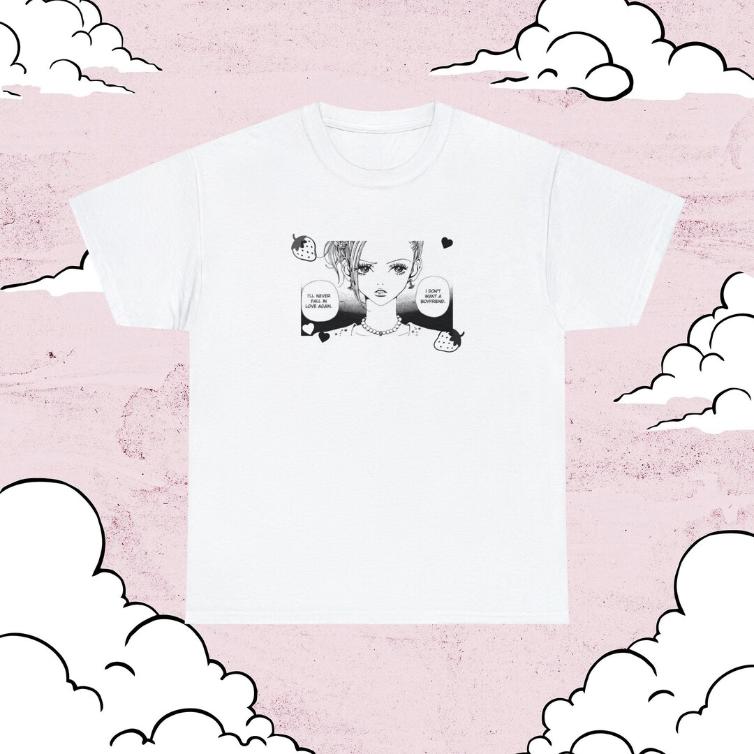 Nana Hachi Hachiko Strawberry Cute White Unisex Heavy Cotton Tee - Etsy