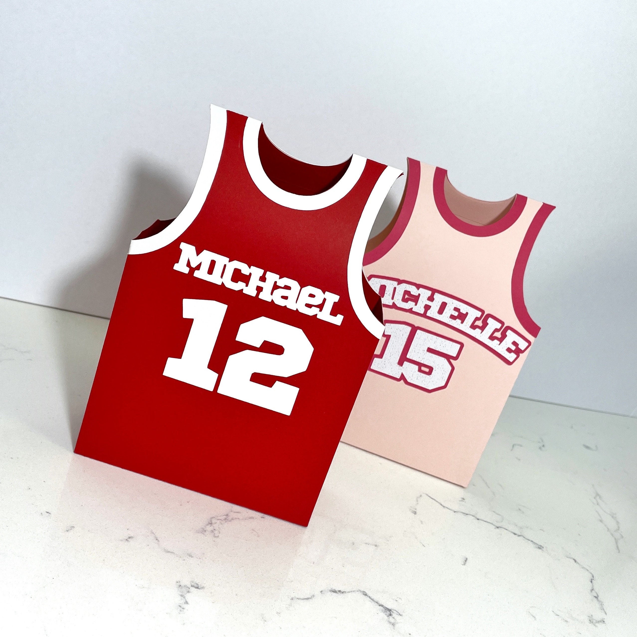 Basketball Jersey Personalized Boxes, Sports Party Gift Box, Custom ...