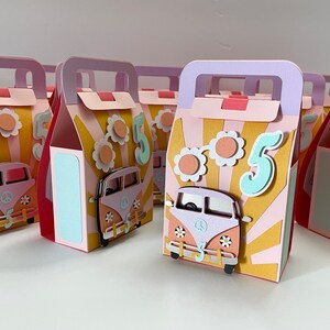 Groovy Party Favor Box: Custom Hippie Coloring Activity - Etsy