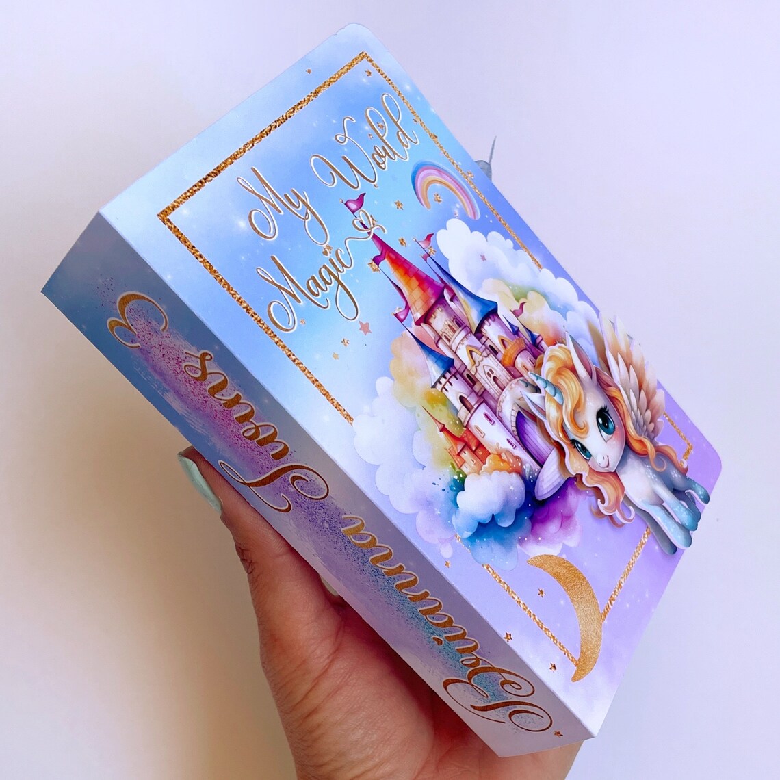 Coloring Box Any Theme, Personalized Party Favors, Unicorn Custom Favor ...