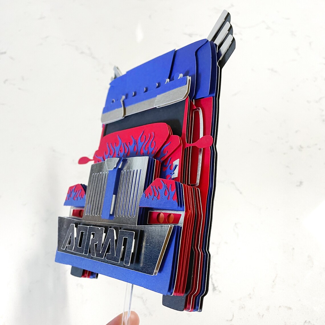 Optimus Prime Cake Topper: Custom Transformers Birthday Party Decor - Etsy