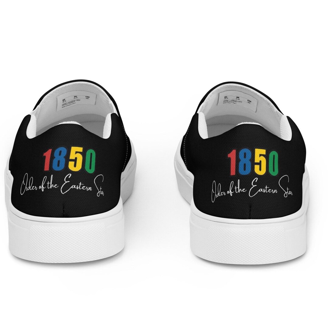 OES 1850 Slip-on Canvas Shoes Black - Etsy