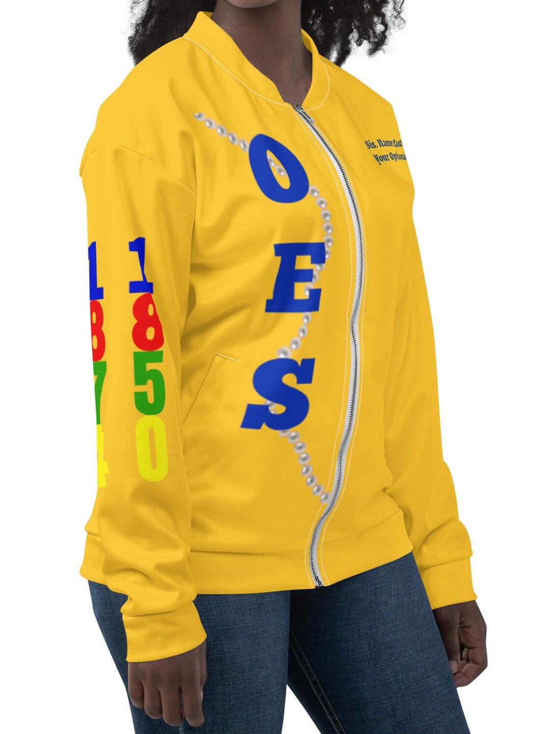 OES Jacket, 1850 or 1874 Yellow Personalized - Choose Star - Etsy