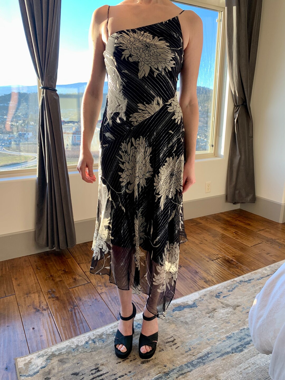 Bcbg Vintage Dress Grad Prom Xs Small S Maxi Dress Beach Y2k 90s 1990s ...