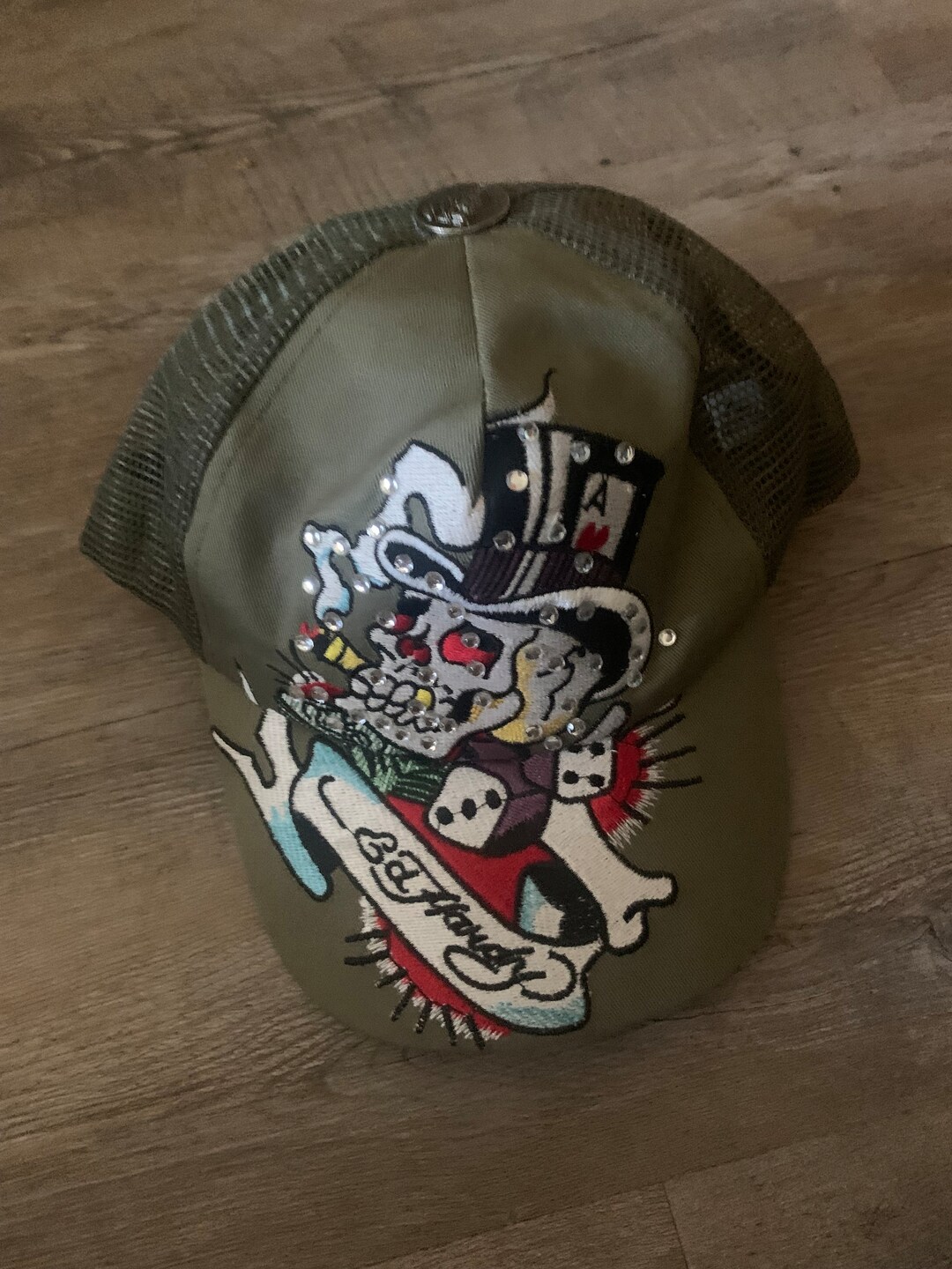 Vintage Ed Hardy Hat Cap Baseball Cap Don Ed Hardy Christian Audigier ...
