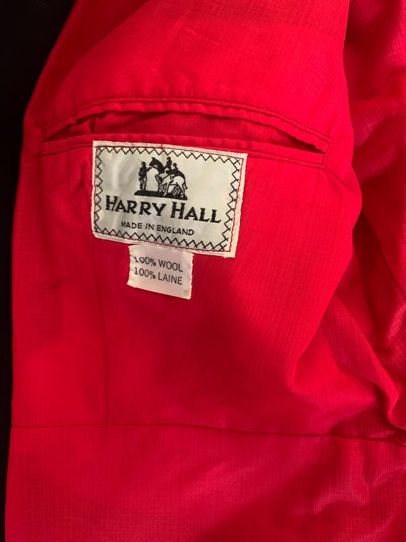 Vintage wool riding coat by Harry hall England velvet… - Gem