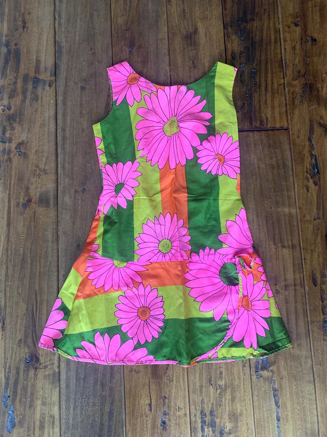 Vintage Dress Hawaiian Mumu Muumuu Aloha 70s Boho Hippie Bohemian 1970s ...