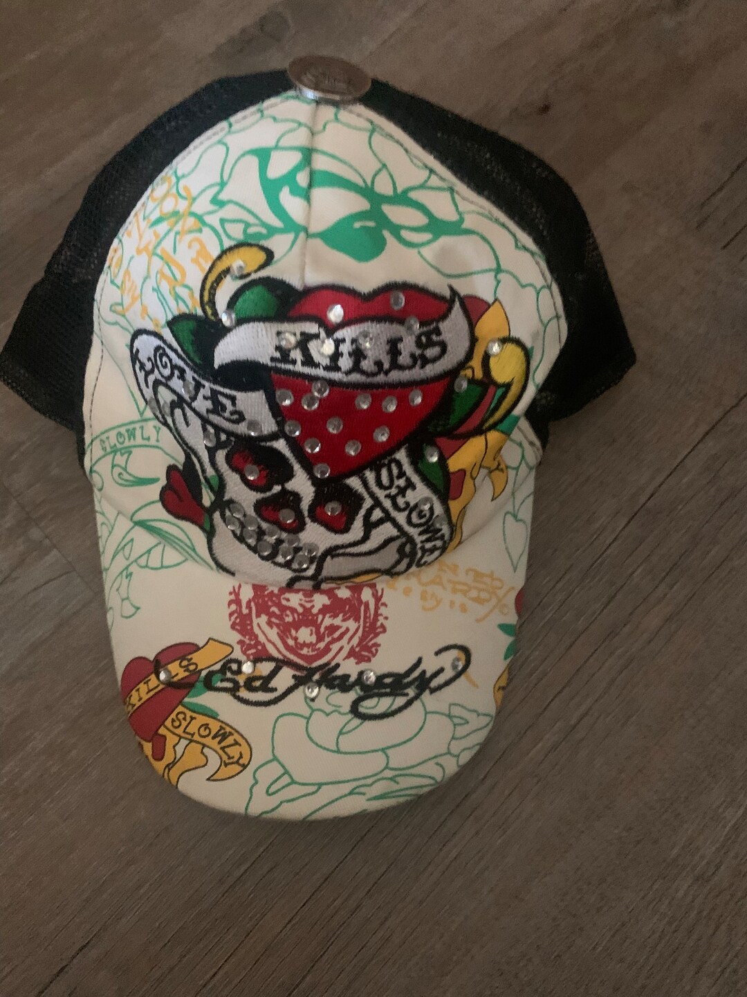 Vintage Ed Hardy Hat Cap Baseball Cap - Etsy