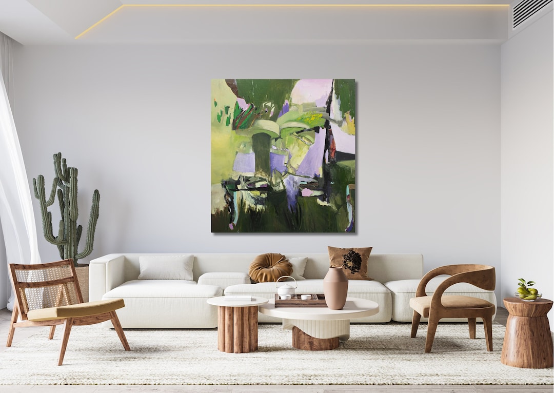 Landscape Canvas Wall Art Abstract Oil Painting Eye-catching Decor ...