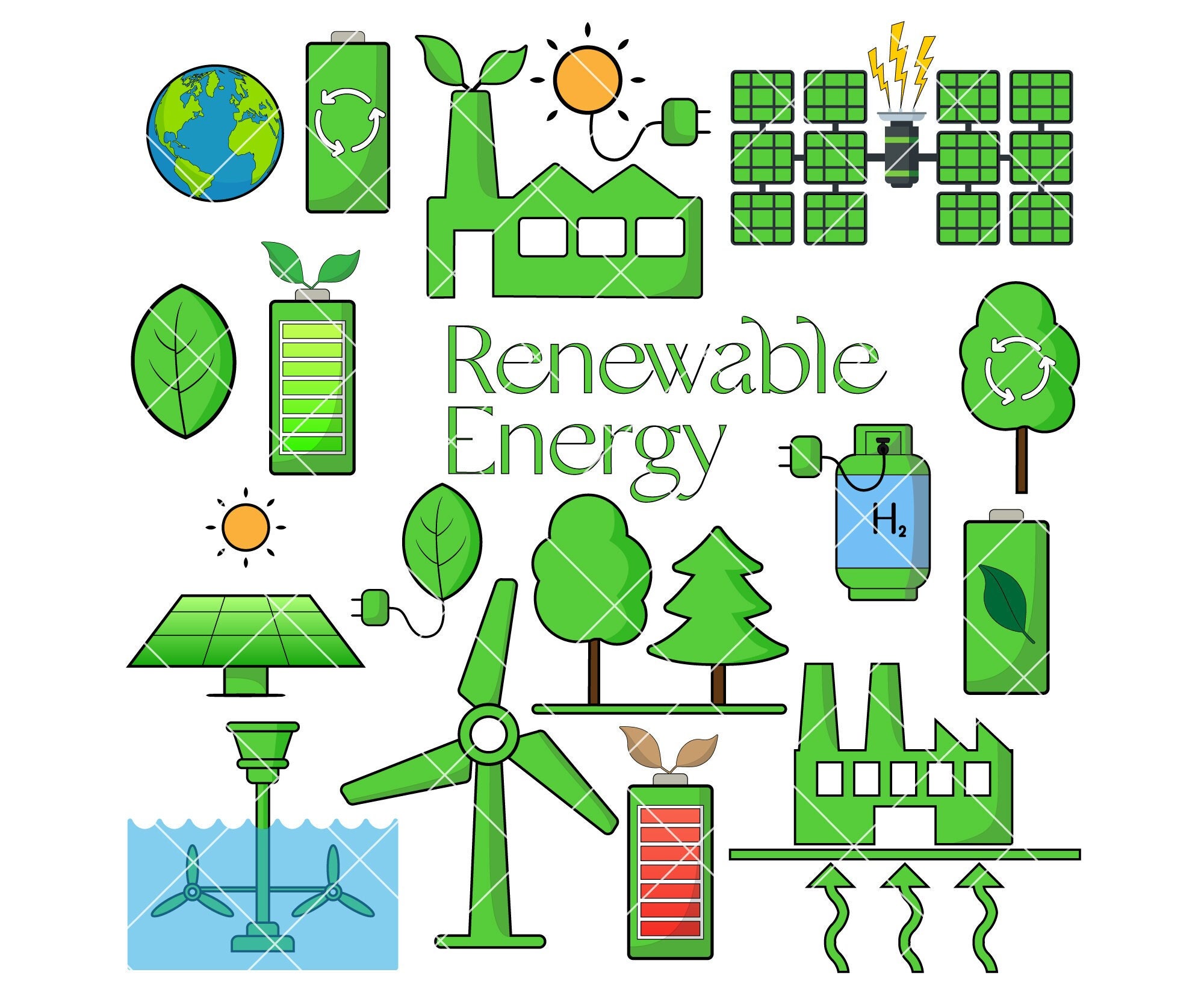 Renewable Energy Clipart