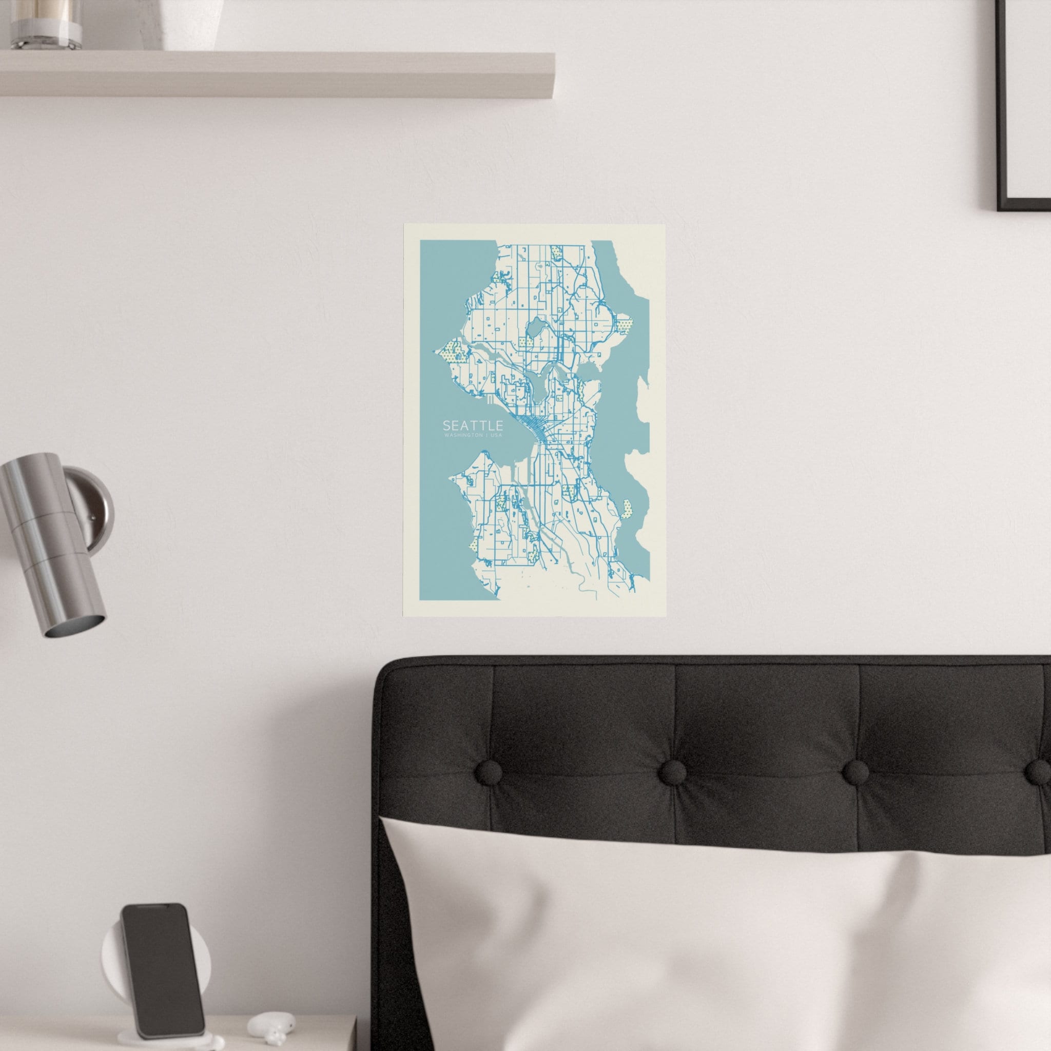 Map of Seattle, Seattle Art, Seattle, Map Print, Seattle Parks, Seattle ...