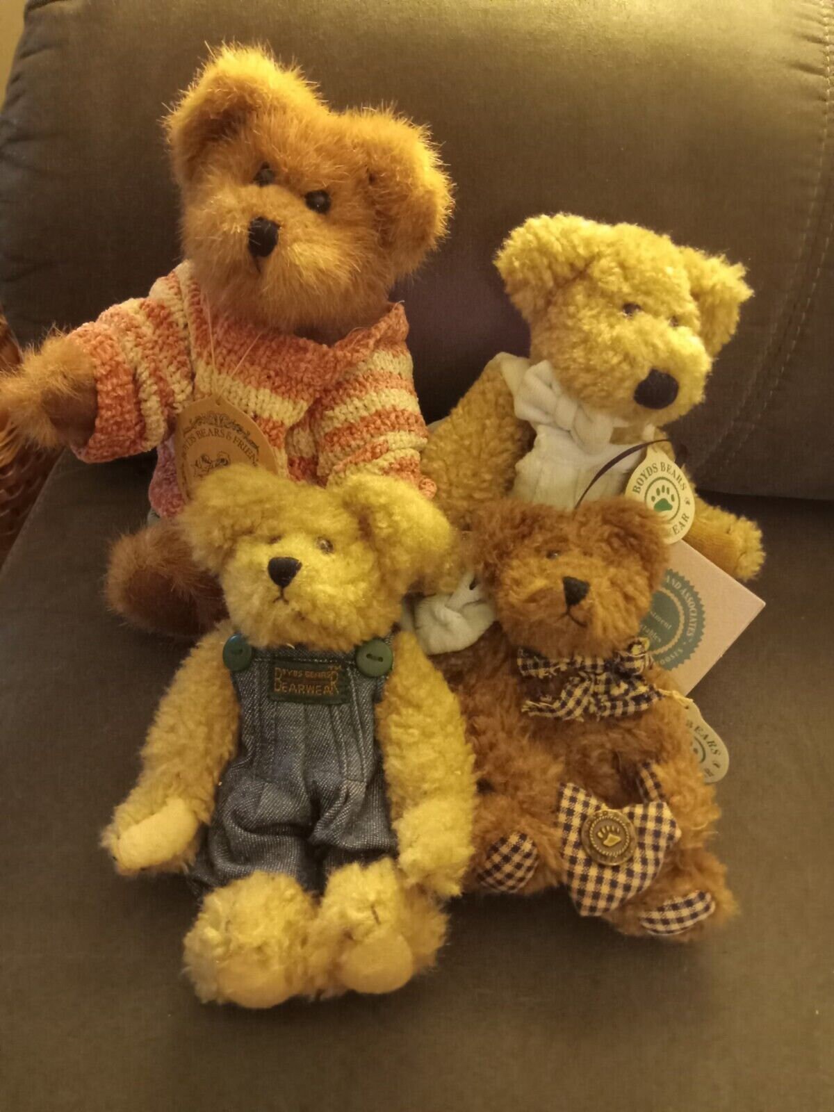 Lot of 4 Small Collectible Boyd's Bears - Etsy