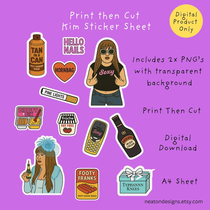 Kath & Kim Card - Etsy