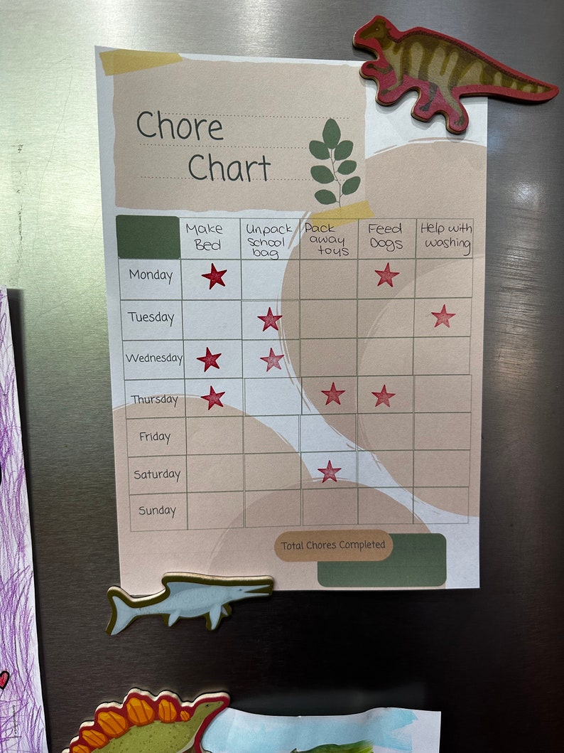 Children's Chore Chart Digital Download - Etsy Children's Chore Chart Digital Download - Etsy