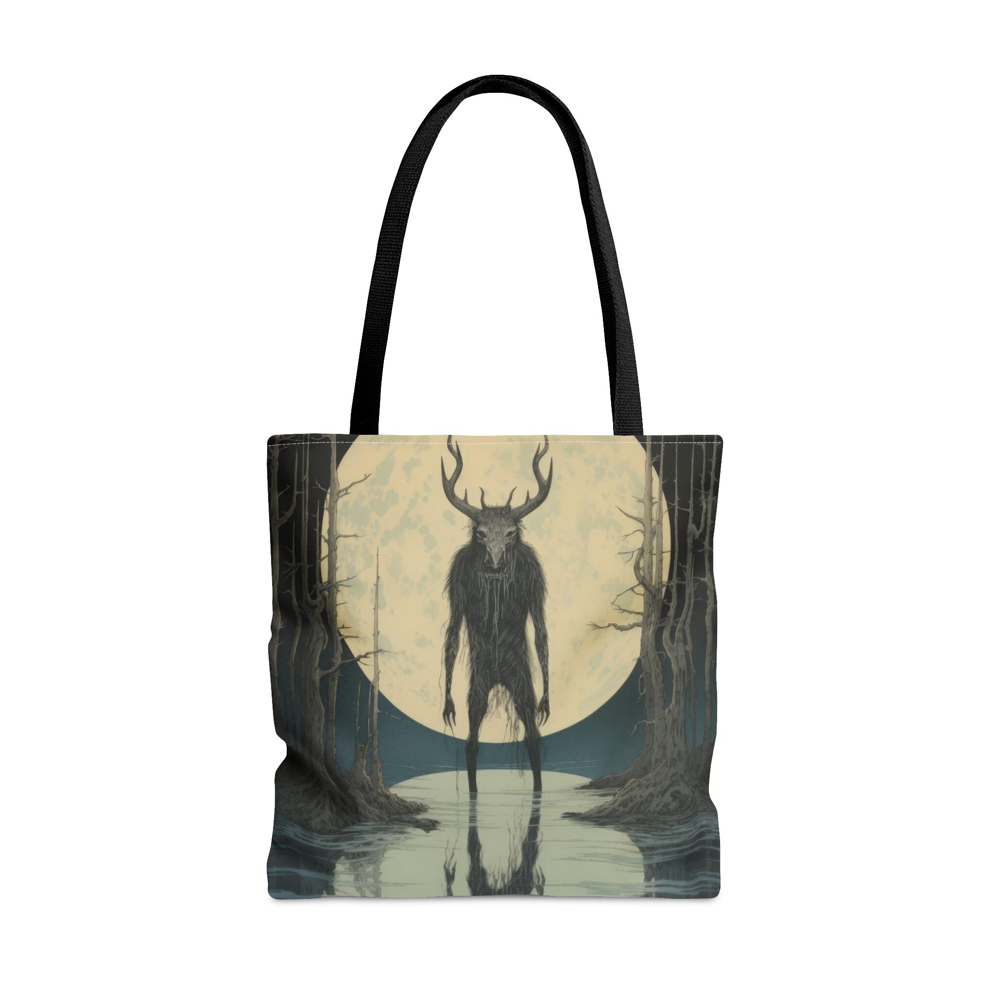 Wendigo Tote Bag Cryptid Ukiyo-e Bag Native American Folklore Themed ...