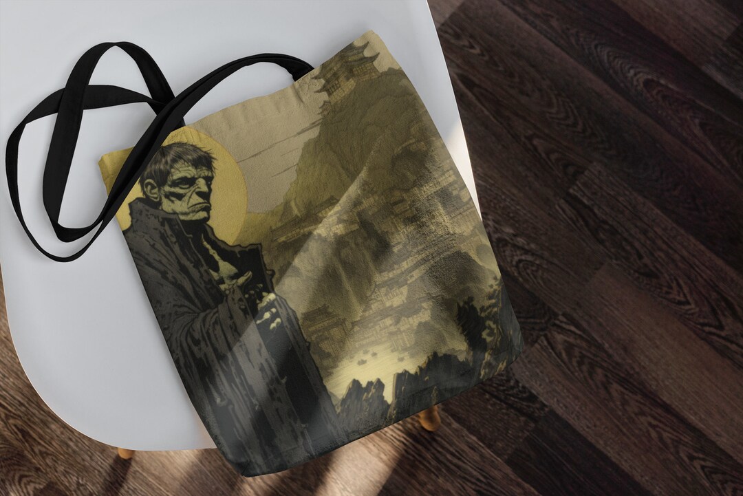 Frankenstein Tote Bag Classic Monster Ukiyo-e Bag Unique Frankenstein ...