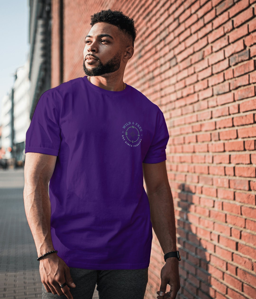 Mens Purple Tshirt, Purple Shirt for Men, Lavender T-shirt, Violet Tee ...