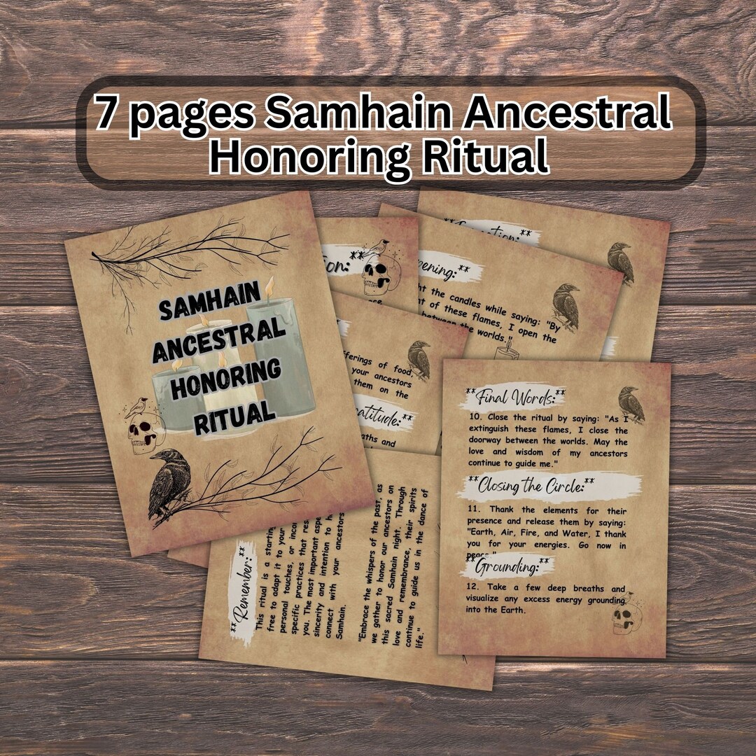 Samhain Ancestral Honoring Ritual, Honor Ancestors, Rituals, Samhain ...