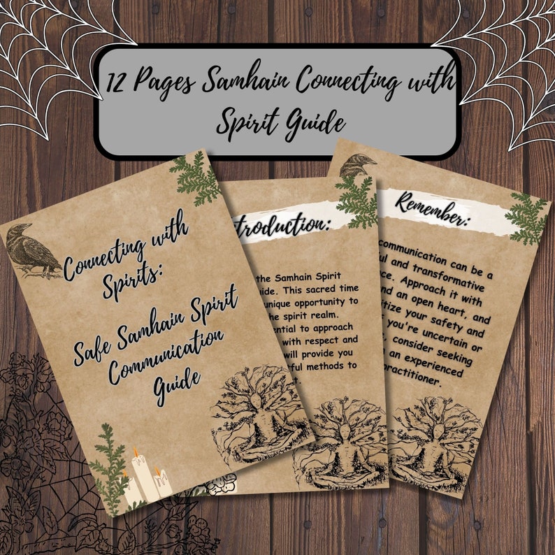 Samhain Connecting With Spirits Guide, Seasonal Guide, Rituals, Ancient ...