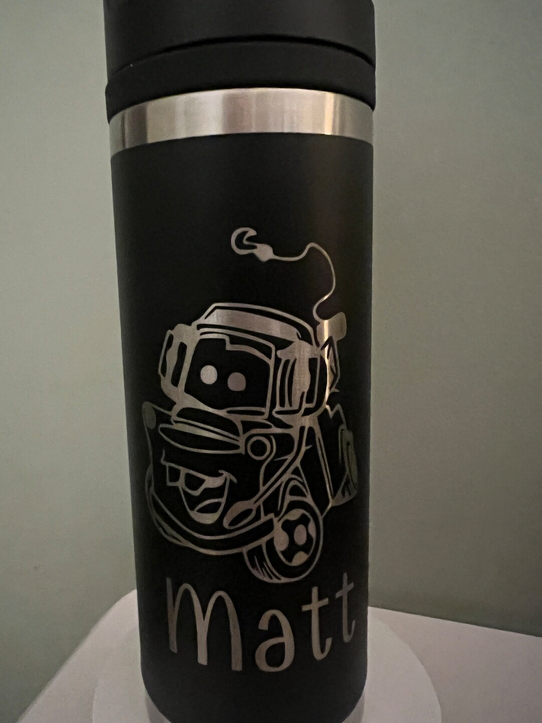 Yeti Personalized Engraved Water Bottle Tow Mater, Disney Pixar Cars - Etsy