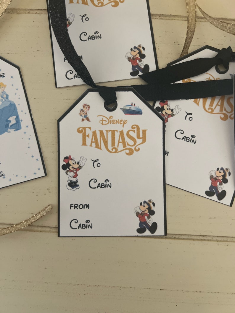 Fish Extender Tags, Pixie Dust, Tags, Disney Cruise, Mickey, Cinderella ...