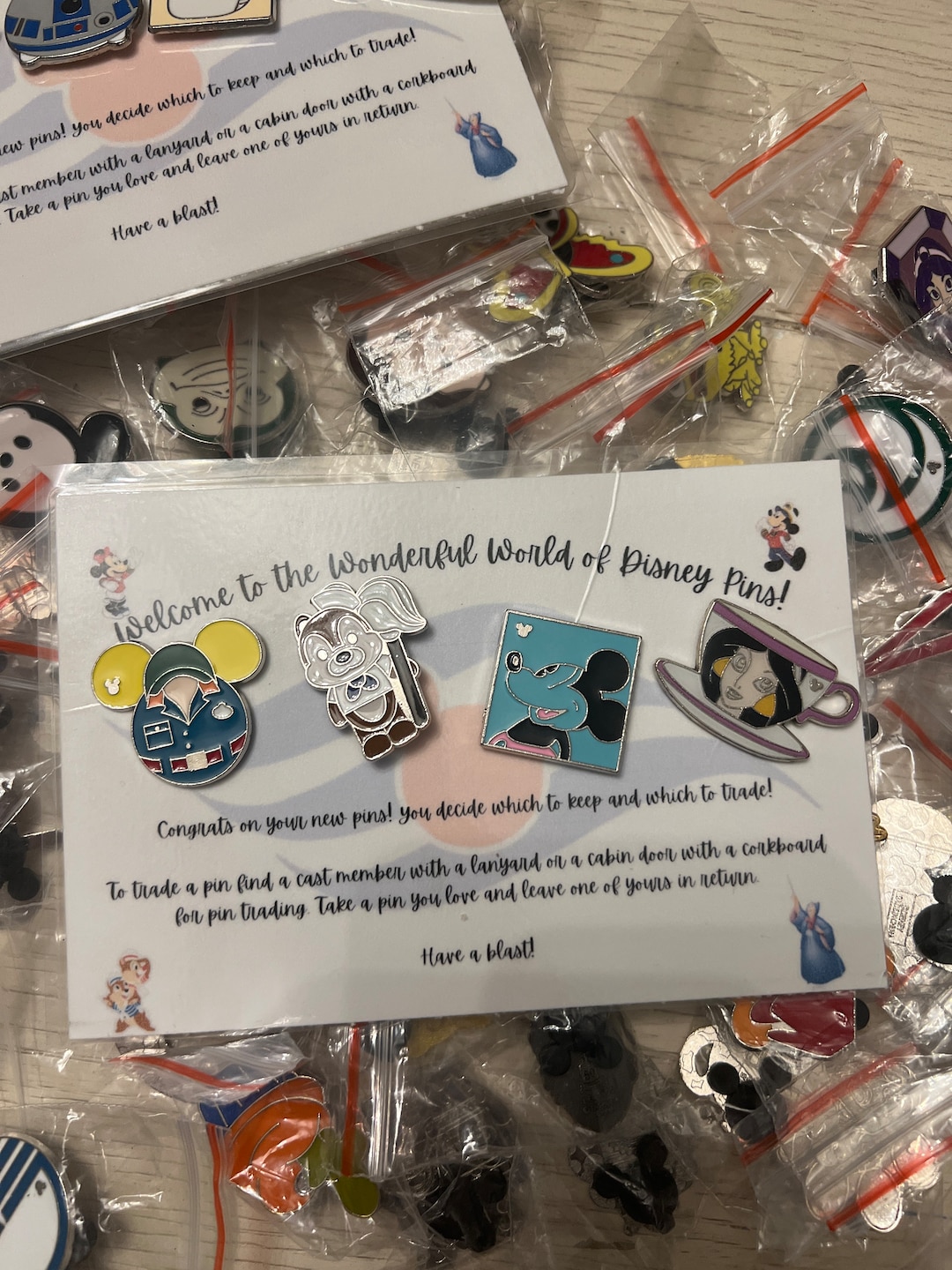 Disney Pins, Trading Pins, Authentic Disney Pin Starter Card - Etsy