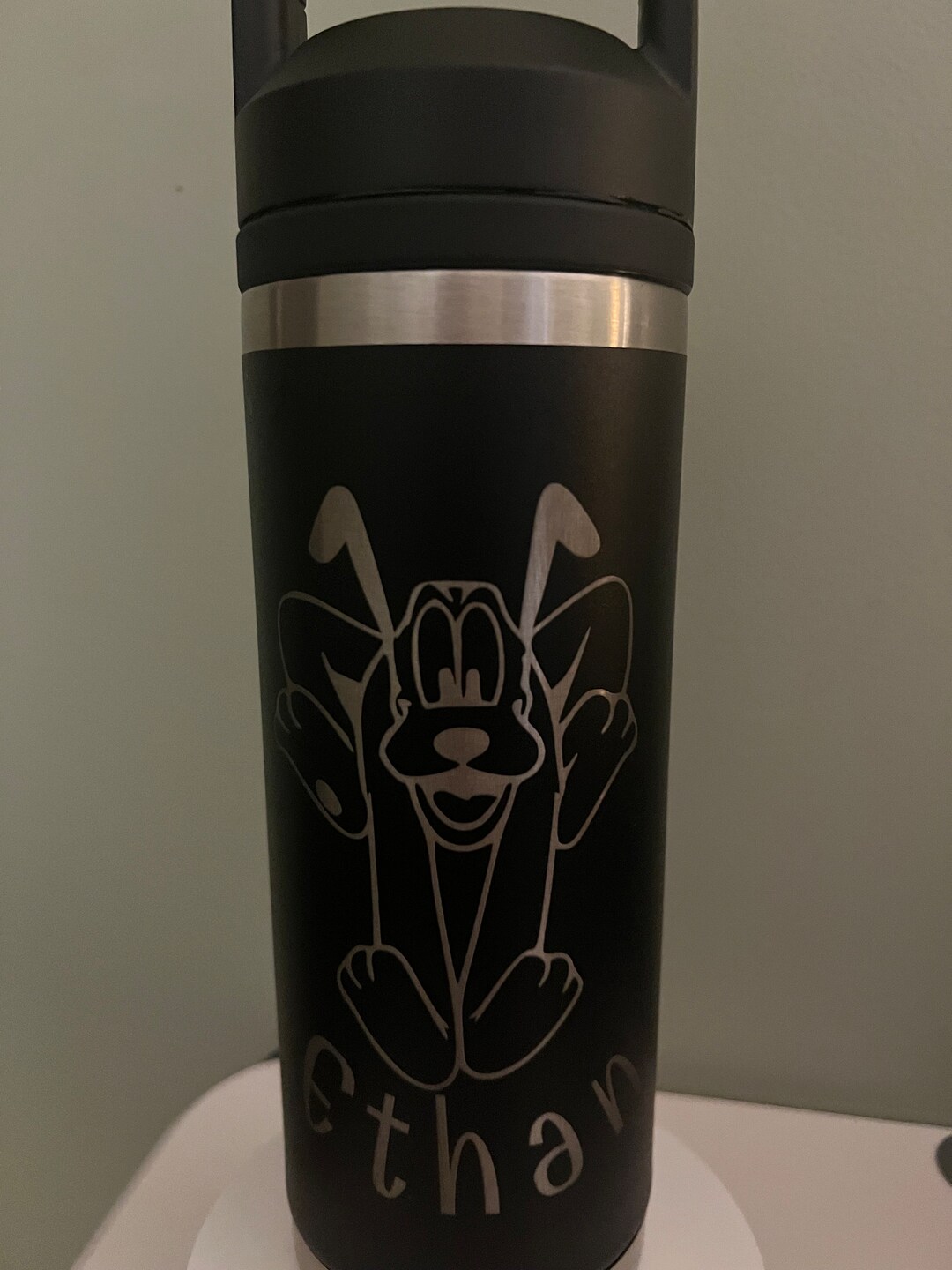 Yeti Personalized Engraved Water Bottle With Disney Mickey Pluto Minnie ...