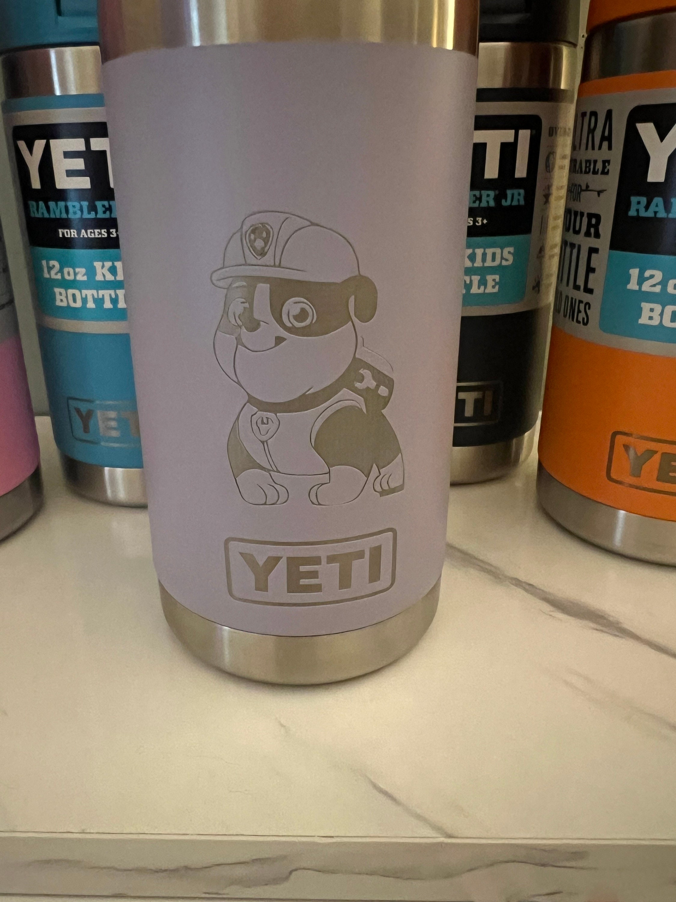 Kids Personalized Yeti Paw Patrol. Laser Engraved. Sky, Everest, Rocky ...