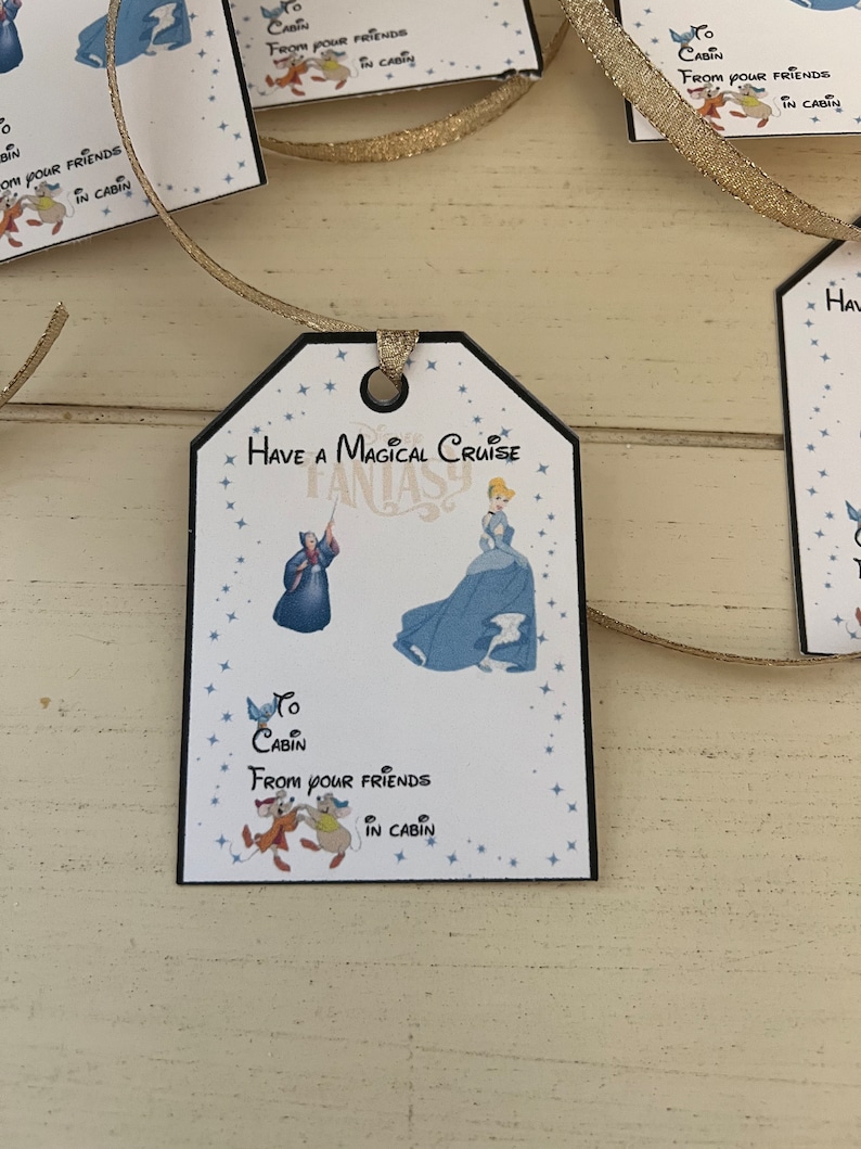 Fish Extender Tags, Pixie Dust, Tags, Disney Cruise, Mickey, Cinderella ...