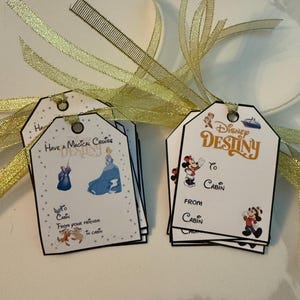 Fish Extender Tags, Pixie Dust, Tags, Disney Cruise, Mickey, Cinderella ...