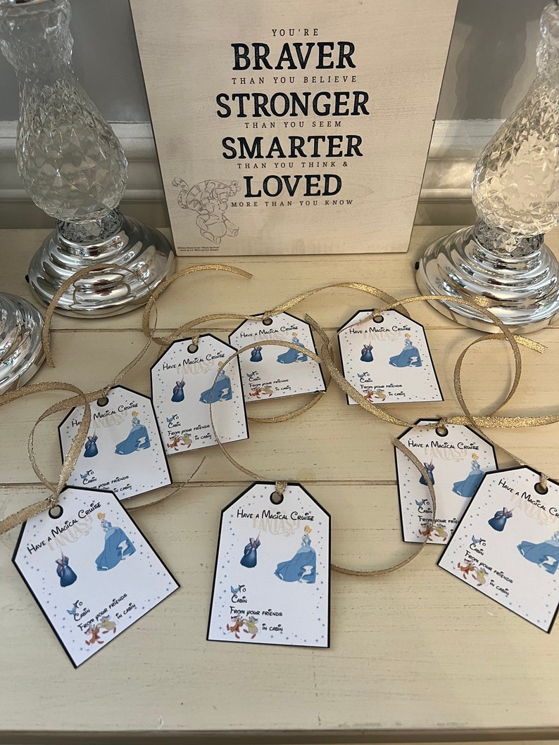 Fish Extender Tags, Pixie Dust, Tags, Disney Cruise, Mickey, Cinderella ...