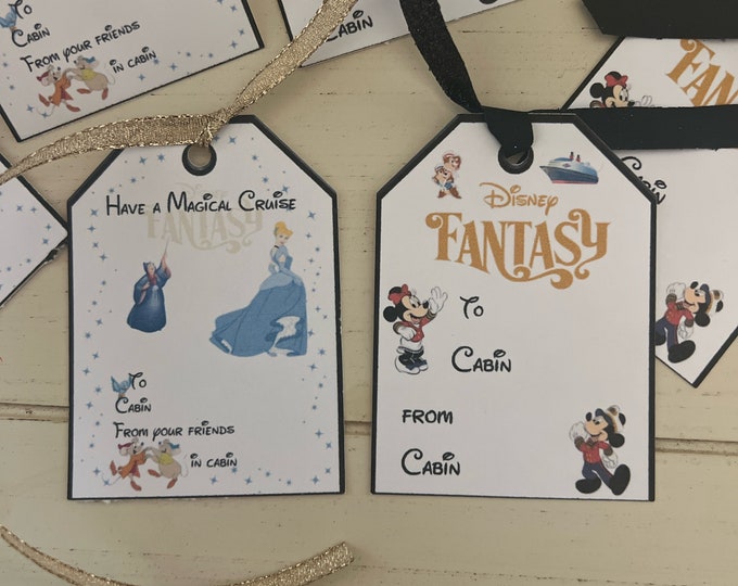 Fish Extender Tags, Pixie Dust, Tags, Disney Cruise, Mickey, Cinderella ...