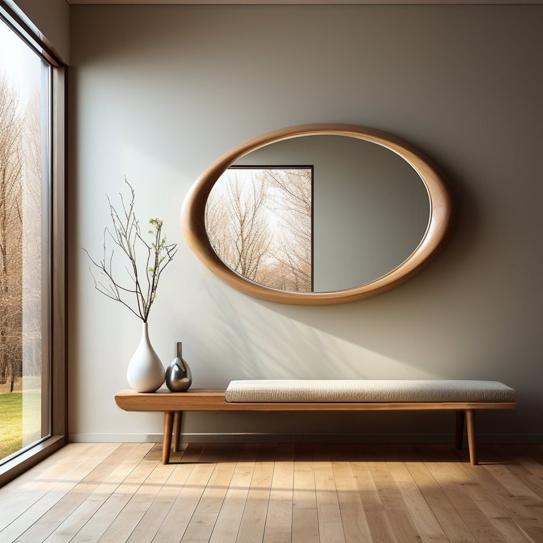 Solid Wood Entryway Bench Rustic Shoe Bench for Hallway Minimal ...