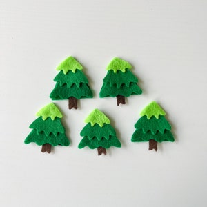 5 Christmas Trees, Preschool Toy, Learning Aid, Circle Time, Story ...