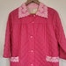 Vintage 1970s Penneys Robe Jcpenney Red Velour Long Robe Women's L Side ...