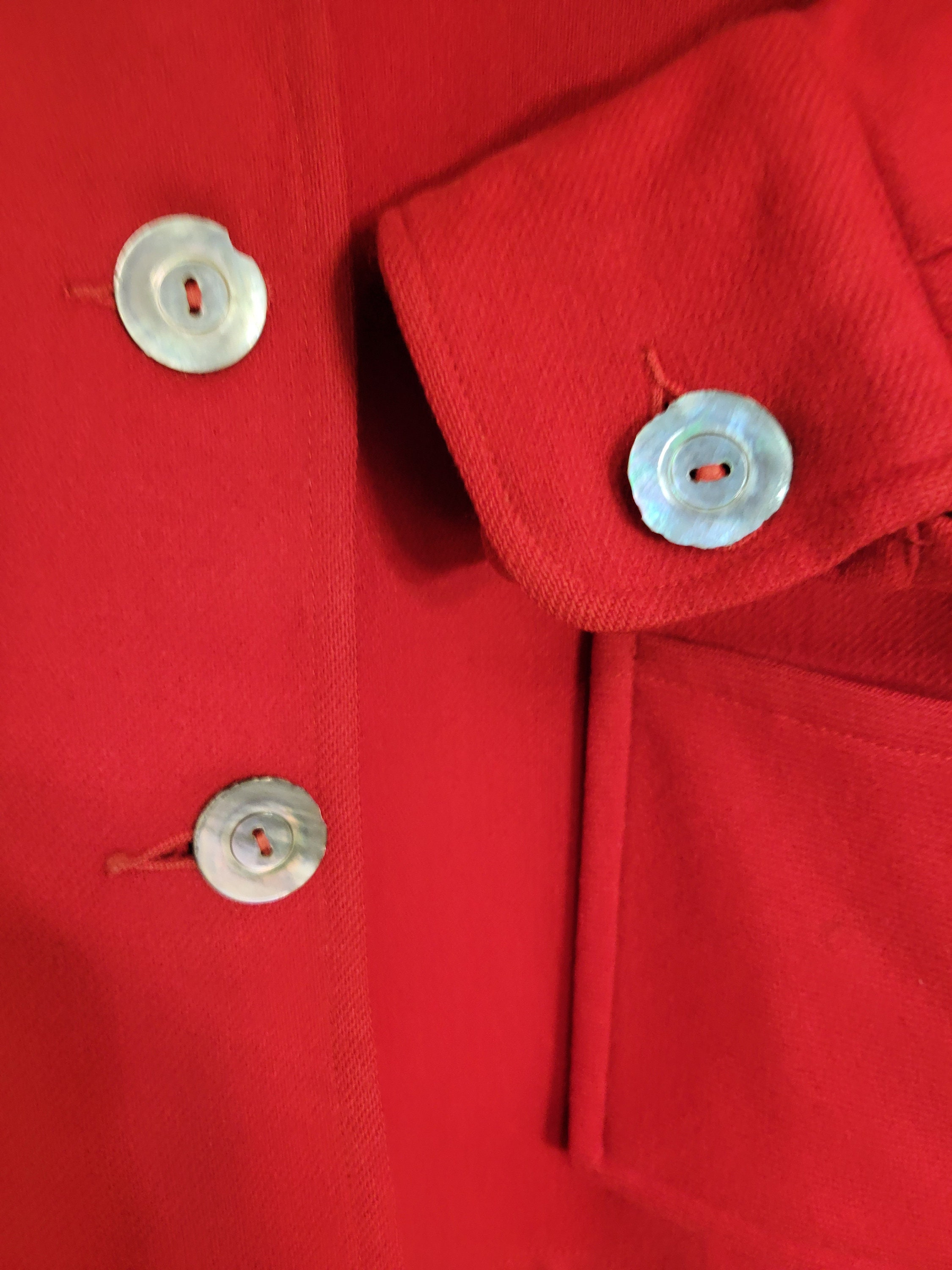 Vintage 1960s Western Star Seattle Red Wool 49er '49 Jacket Mother of ...