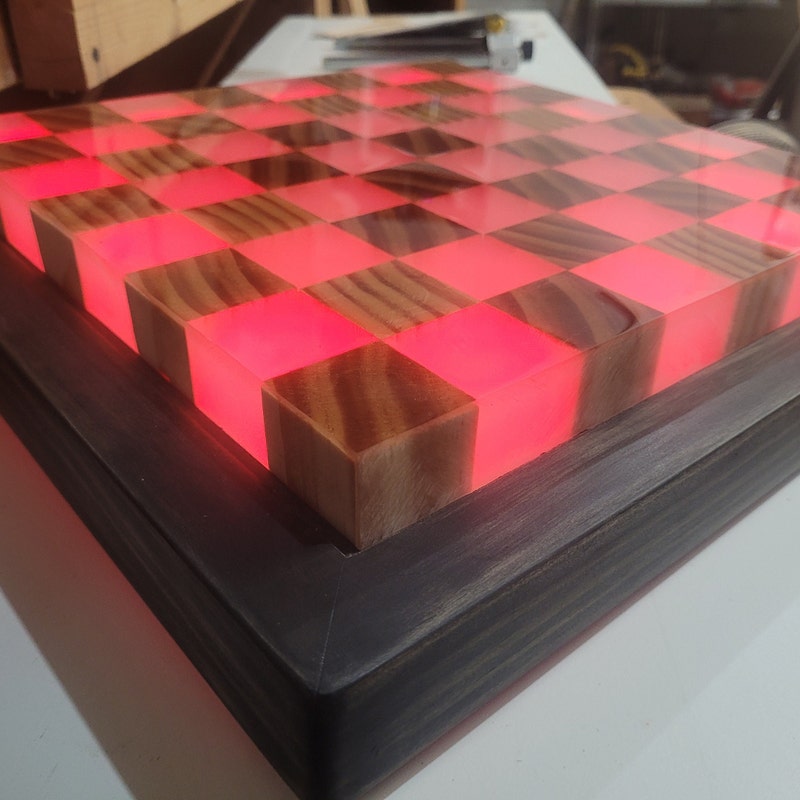 Epoxy Resin Chess Board - Etsy