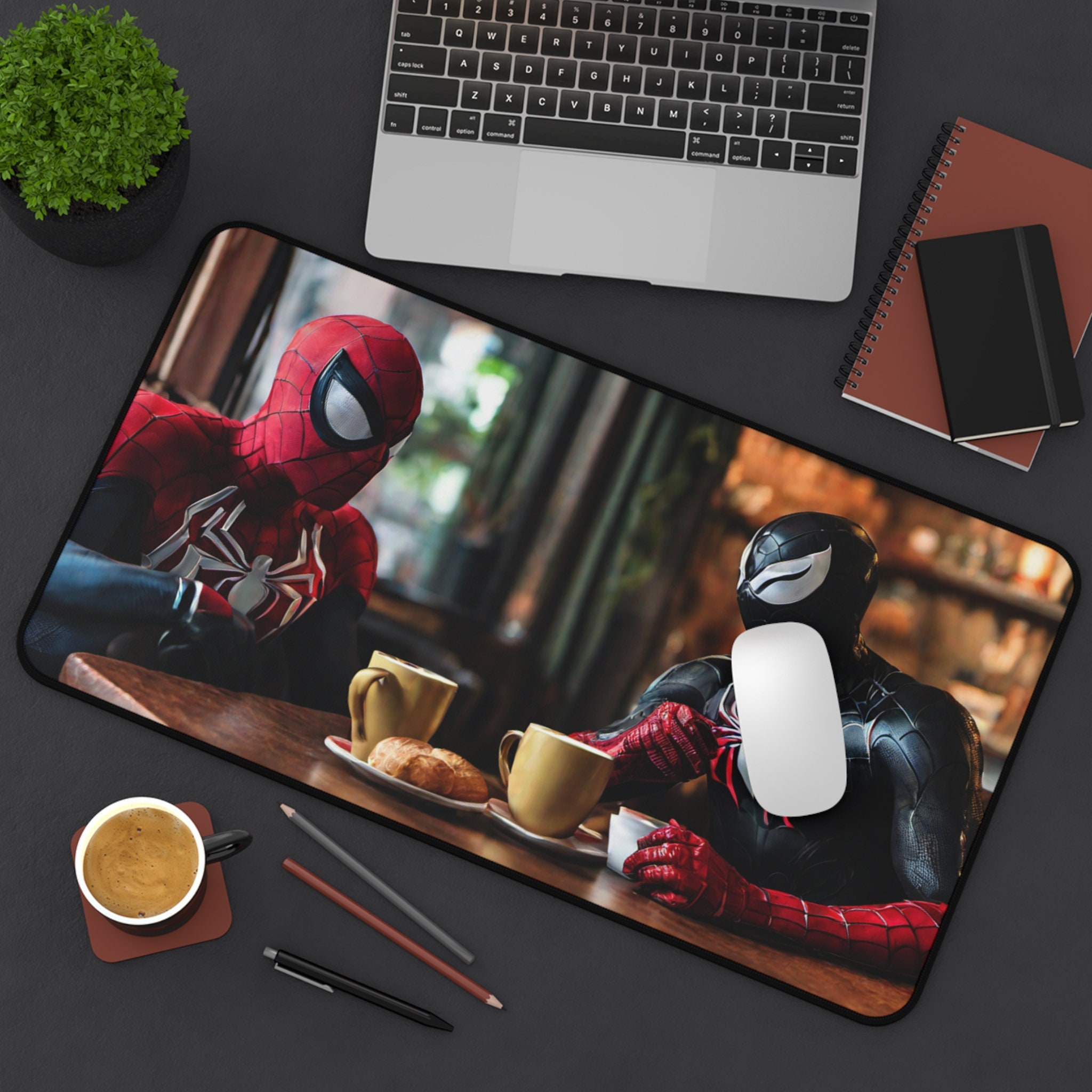 Spider-man and Venom Desk Mat - Etsy