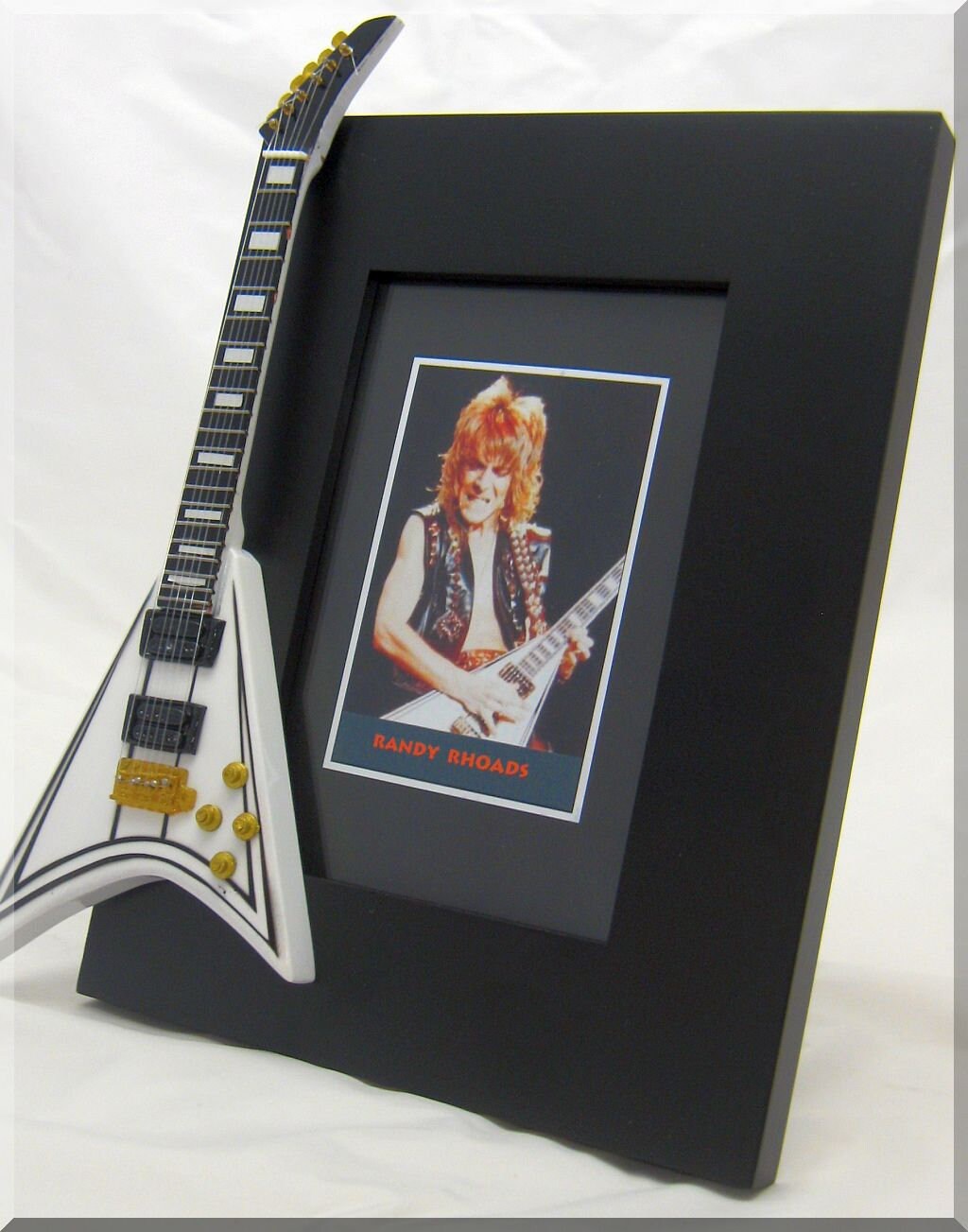 RANDY RHOADS Ozzy Osbourne Miniature Guitar Picture Frame - Etsy